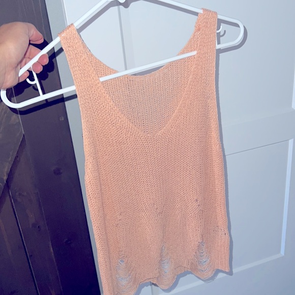 Tops | More Of A Peach Pink Color Top | Poshmark